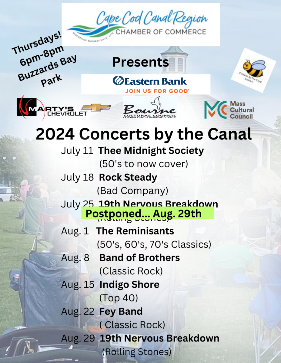 Concerts by the Canal - Cape Cod Canal Region Chamber of Commerce
